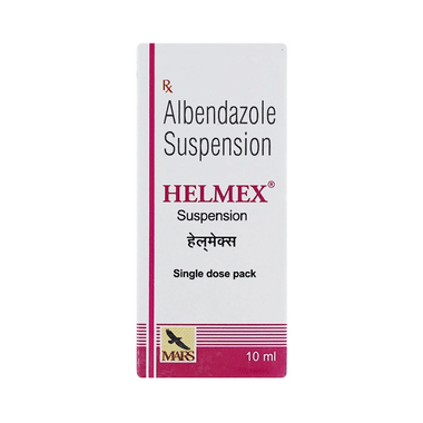 Buy Helmex 200mg Suspension Online: View Uses, Side Effects, Price ...