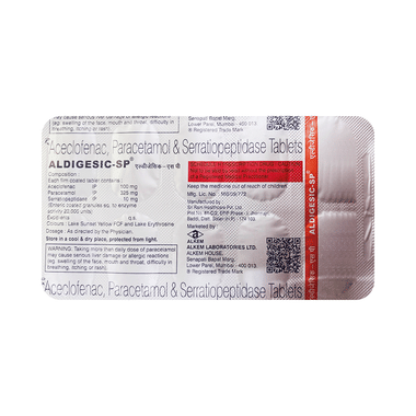 Acenac-SP Tablet: View Uses, Side Effects, Price and Substitutes | 1mg