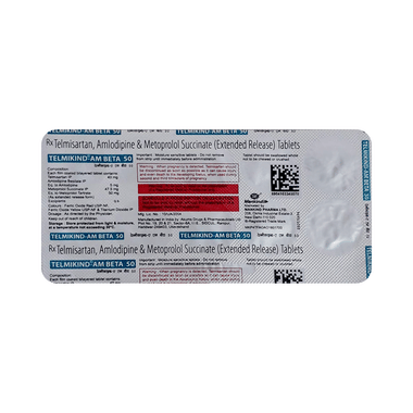 Buy Telma-Beta AM Tablet ER Online: View Uses, Side Effects, Price ...