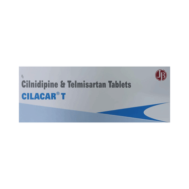 Cilacar T Tablet: View Uses, Side Effects, Price and Substitutes | 1mg
