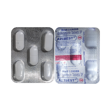 Azibest 500 Tablet: View Uses, Side Effects, Price and Substitutes | 1mg