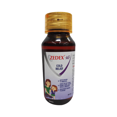 Zedex AF Syrup: View Uses, Side Effects, Price and Substitutes | 1mg
