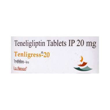 Buy Tenligress 20mg Tablet Online: View Uses, Side Effects, Price ...