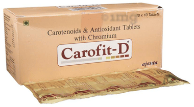 Carofit-D Tablet: Buy strip of 10 tablets at best price in India | 1mg
