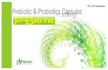 P Biotic Capsule: Buy strip of 10 capsules at best price in India | 1mg