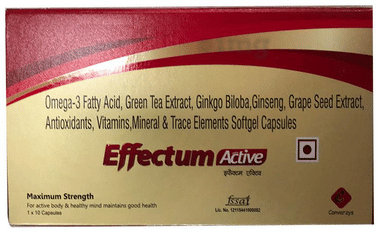 Effectum Active Soft Gelatin Capsule: Buy strip of 10 soft gelatin ...