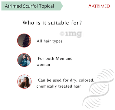 Atrimed Scurfol Topical Anti-Dandruff Shampoo (100ml Each): Buy combo ...