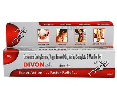 Divon Gel: Buy tube of 10 gm Gel at best price in India | 1mg