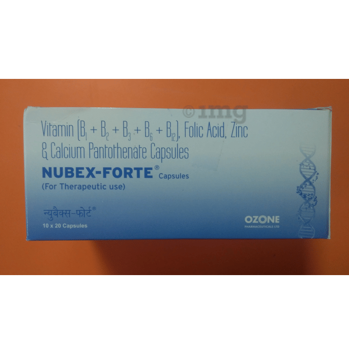 Nubex - Forte Capsule: Buy strip of 10 capsules at best price in India | 1mg
