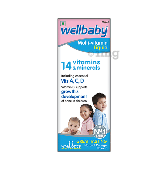 Wellbaby Multi-vitamin Liquid: Buy bottle of 200 ml Liquid at best ...