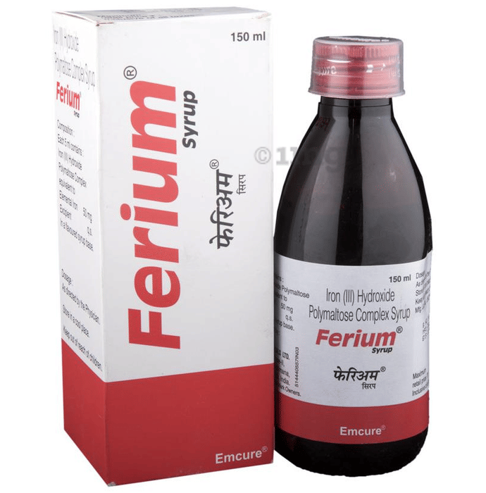 Ferium Syrup: Buy bottle of 150 ml Syrup at best price in India | 1mg