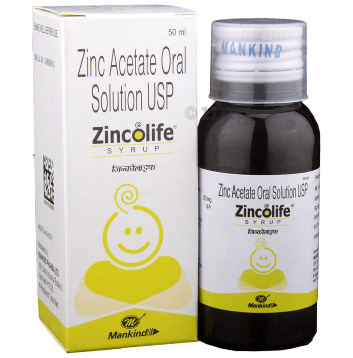 Zincolife Syrup: Buy bottle of 50 ml Oral Solution at best price in ...