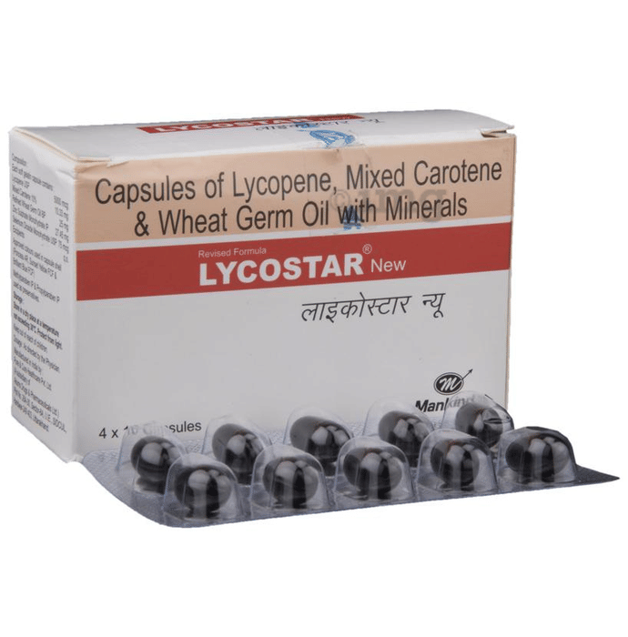 Lycostar New Capsule: Buy strip of 10 capsules at best price in India | 1mg