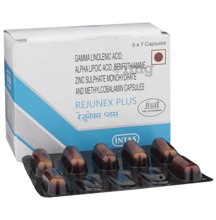 Rejunex Plus Capsule: Buy strip of 7 capsules at best price in India | 1mg