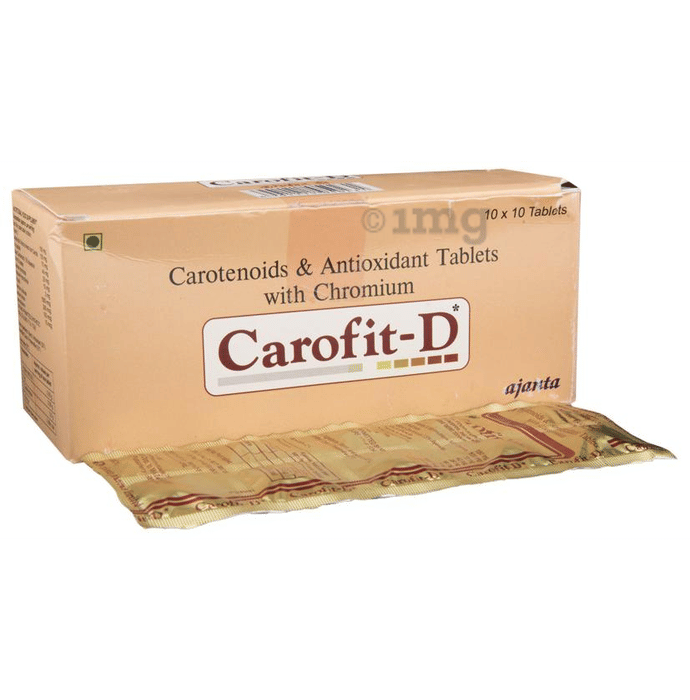 Carofit-D Tablet: Buy strip of 10 tablets at best price in India | 1mg