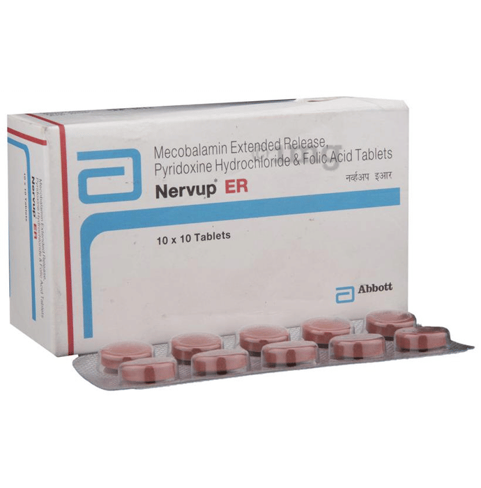 Nervup ER Tablet: Buy strip of 10 tablet er at best price in India | 1mg