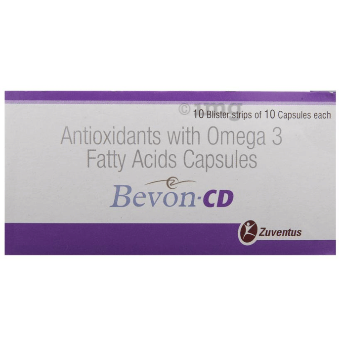 Bevon -CD Capsule: Buy strip of 10 soft gelatin capsules at best price ...