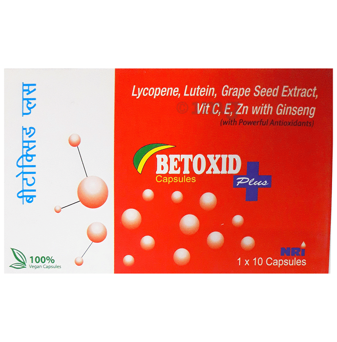 BETOXID PLUS CAPSULE: Buy strip of 10 capsules at best price in India | 1mg