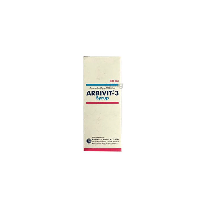 Arbivit-3 Syrup: Buy bottle of 60 ml Syrup at best price in India | 1mg