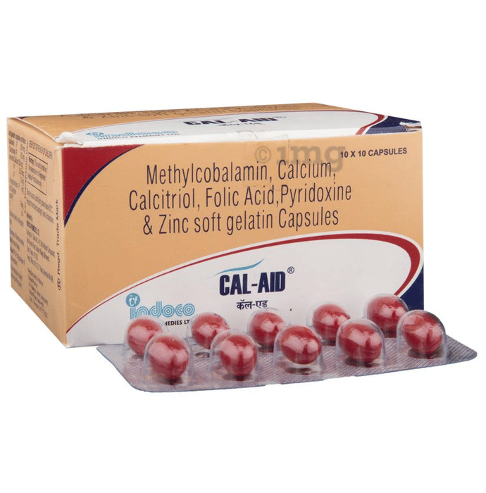 Cal-Aid Capsule: Buy strip of 10 capsules at best price in India | 1mg