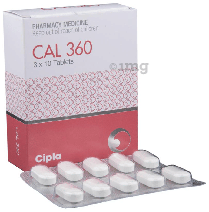 Cal 360 Tablet: Buy strip of 10 tablets at best price in India | 1mg