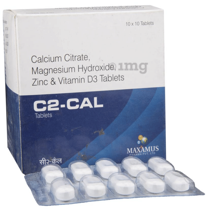 C2-Cal Tablet: Buy strip of 10 tablets at best price in India | 1mg