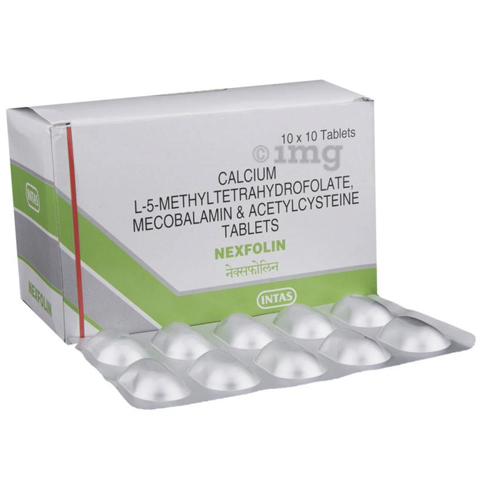 Nexfolin Tablet: Buy strip of 10 tablets at best price in India | 1mg