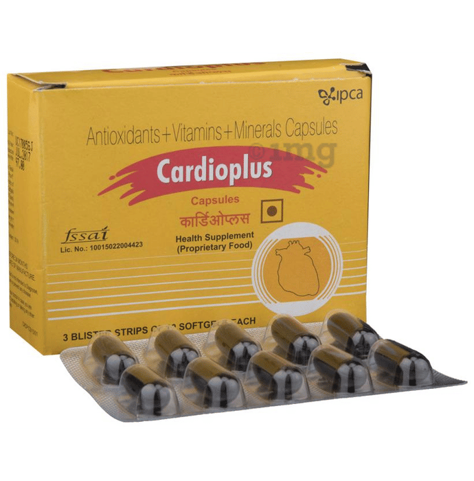 Cardioplus Capsule: Buy strip of 10 capsules at best price in India | 1mg
