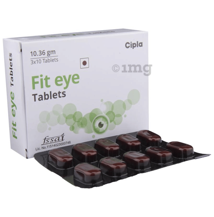 Fit Eye Tablet: Buy strip of 10 tablets at best price in India | 1mg
