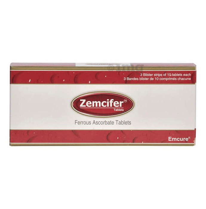 Zemcifer Tablet: Buy strip of 10 tablets at best price in India | 1mg
