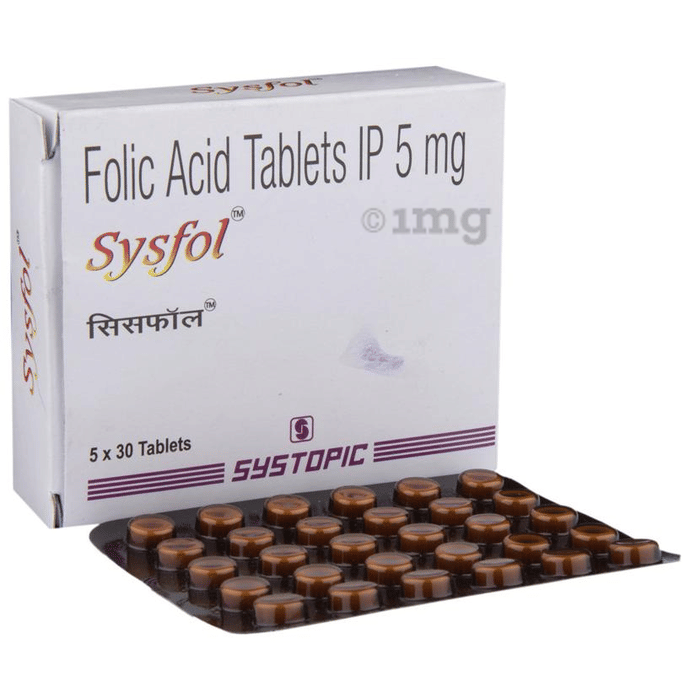 Sysfol 5mg Tablet: Buy strip of 30 tablets at best price in India | 1mg