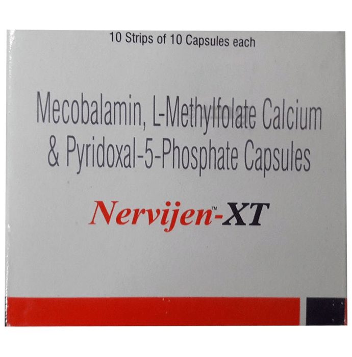 Nervijen -XT Capsule: Buy strip of 10 capsules at best price in India | 1mg