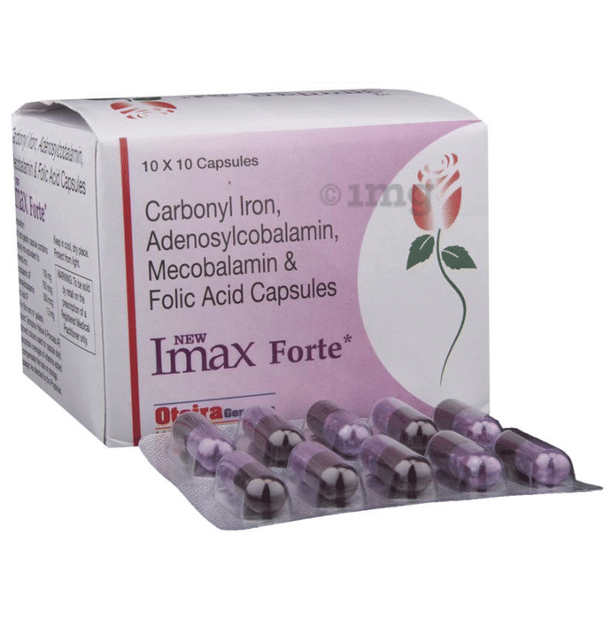 Imax Forte Capsule: Buy strip of 10 capsules at best price in India | 1mg