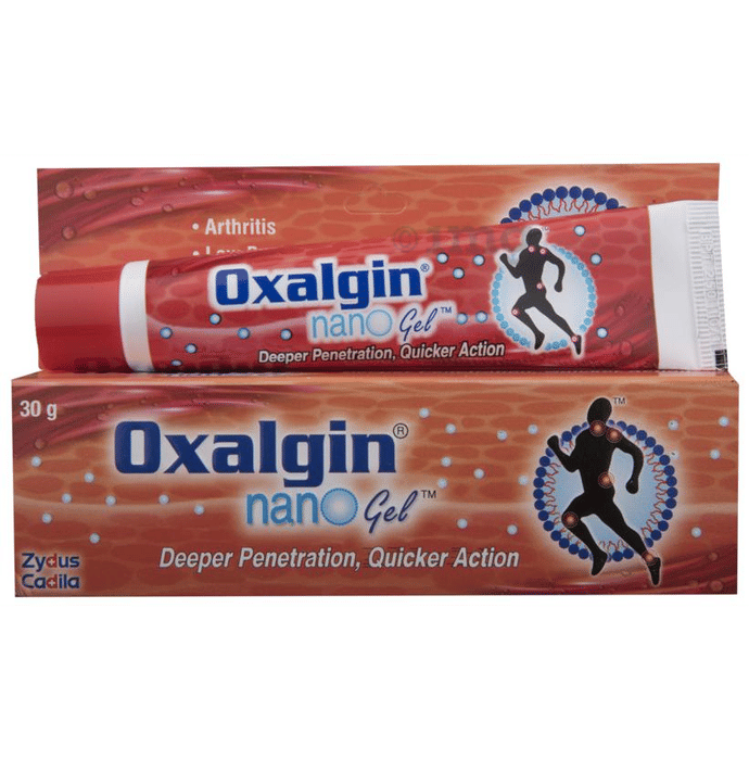 Oxalgin Nano Gel: Buy tube of 30 gm Gel at best price in India | 1mg