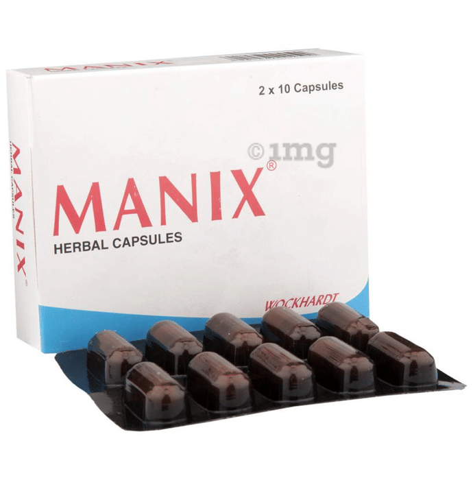Manix Capsule: Buy strip of 10 capsules at best price in India | 1mg