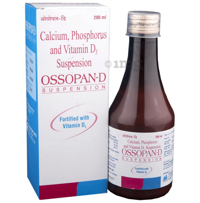 Ossopan -D Suspension: Buy bottle of 200 ml Suspension at best price in ...