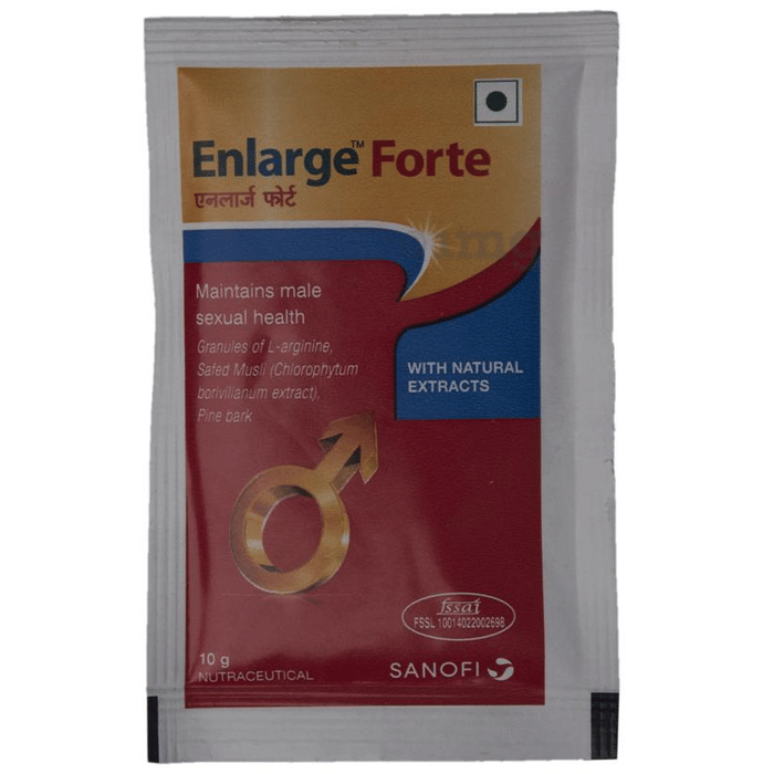 Enlarge Forte Male Sexual Health Supplement Sachet: Buy sachet of 10 gm ...