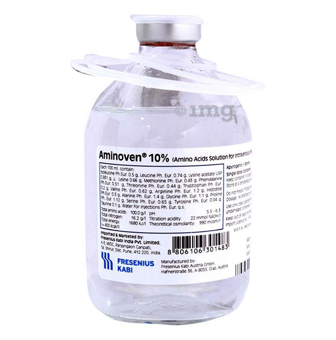 Aminoven 10% Solution: Buy bottle of 100 ml Solution at best price in ...