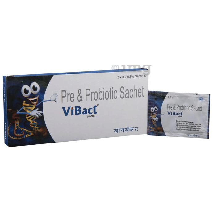 Vibact Sachet: Buy sachet of 0.5 gm Granules at best price in India | 1mg