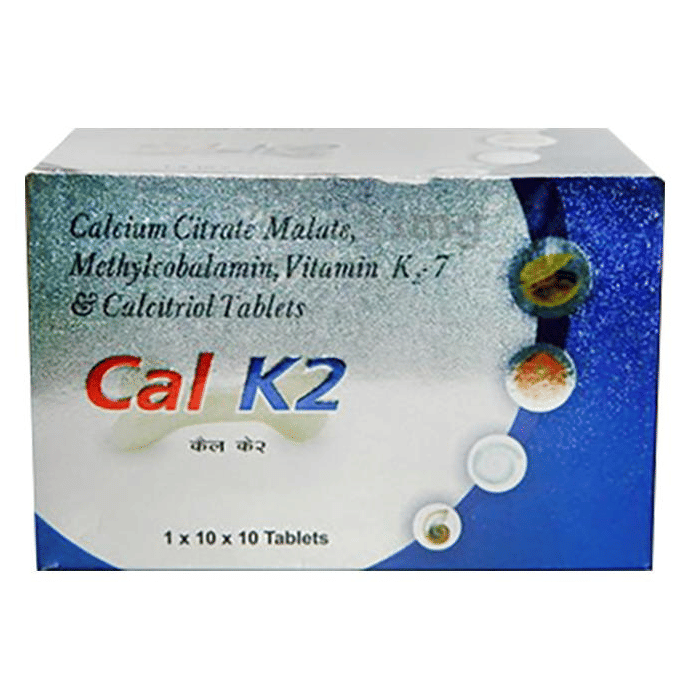 Cal K2 Tablet: Buy strip of 10 tablets at best price in India | 1mg