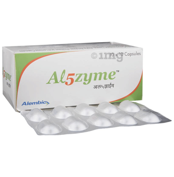 AL5Zyme Capsule: Buy strip of 10 capsules at best price in India | 1mg