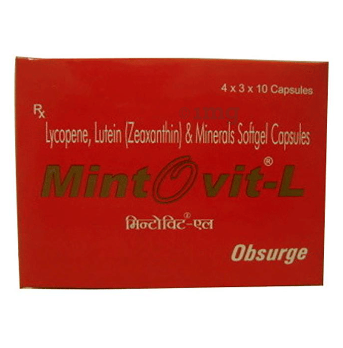 Mintovit-L Capsule: Buy strip of 10 capsules at best price in India | 1mg