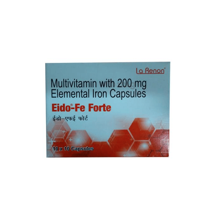Eido -FE Forte Capsule: Buy strip of 10 capsules at best price in India ...