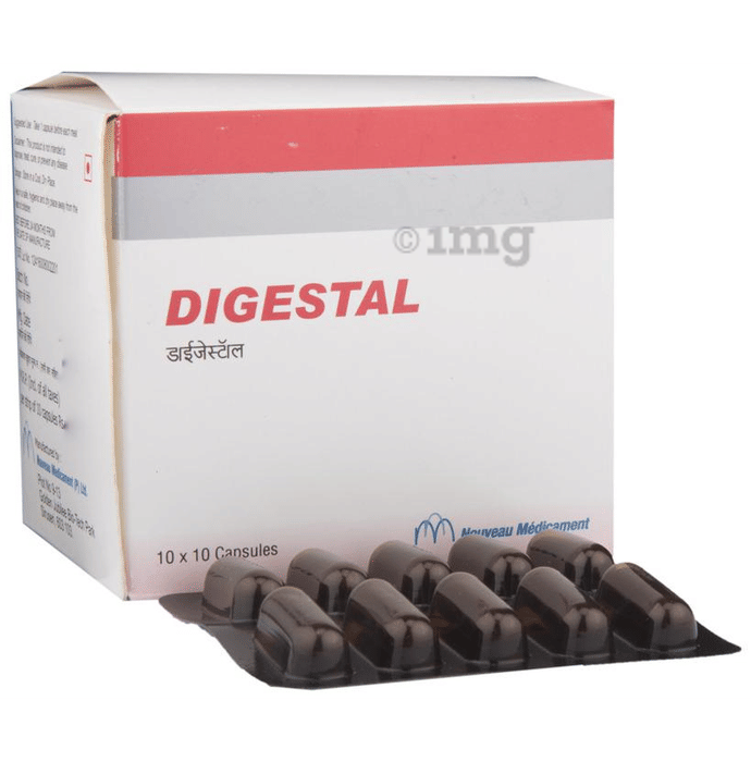 Digestal Capsule: Buy strip of 10 capsules at best price in India | 1mg