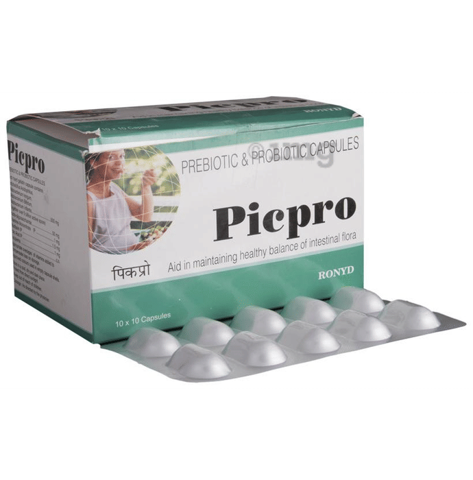 Picpro Capsule: Buy strip of 10 capsules at best price in India | 1mg