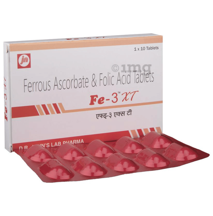FE-3 XT Tablet: Buy strip of 10 tablets at best price in India | 1mg
