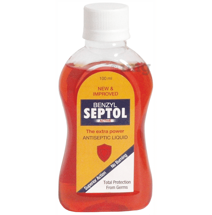 Benzyl Septol Active Antiseptic Liquid: Buy bottle of 100 ml Liquid at ...