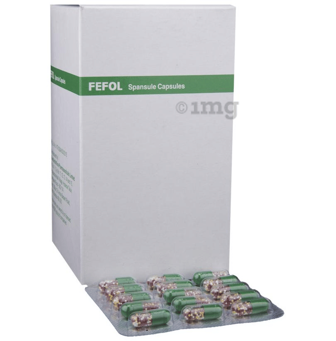 Fefol Spansules Capsule SR: Buy strip of 15 capsule sr at best price in ...