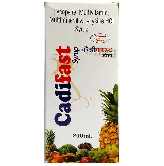 Cadifast Syrup: Buy bottle of 200 ml Syrup at best price in India | 1mg