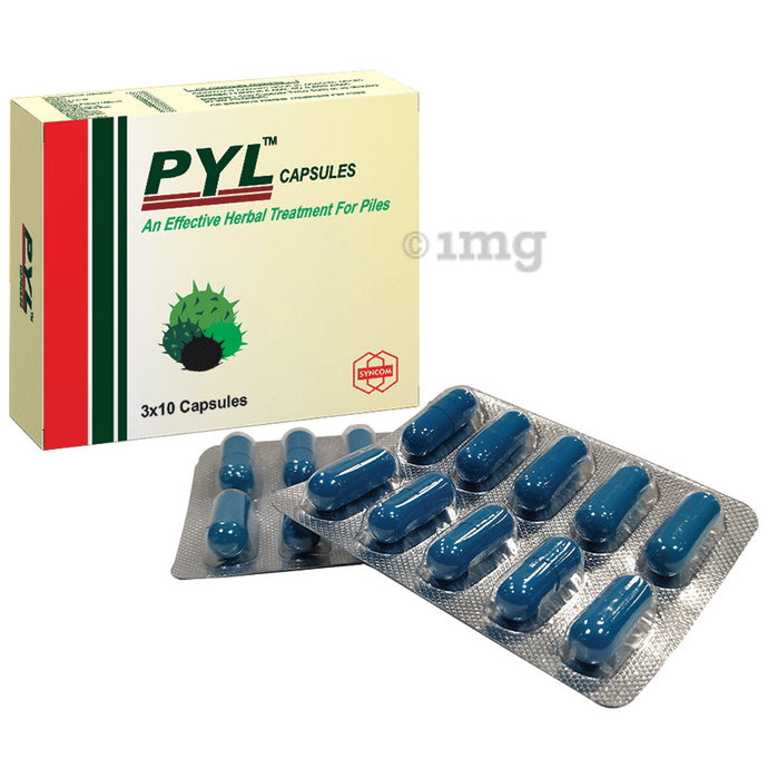 Pyl Capsule: Buy strip of 10 capsules at best price in India | 1mg